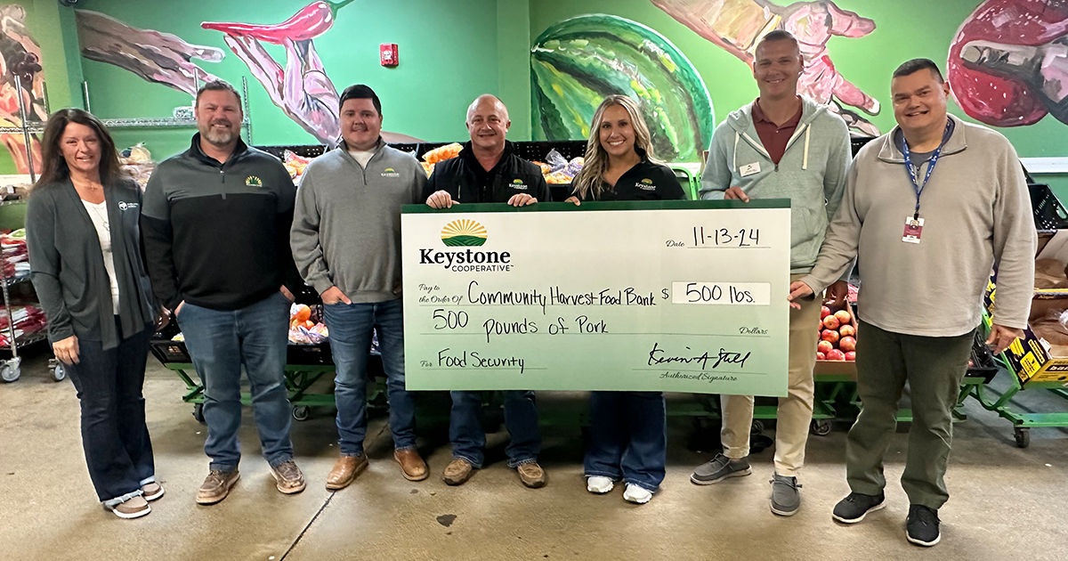 Keystone Cooperative Donates 1500 lbs. of Pork to Indiana Food Banks ...